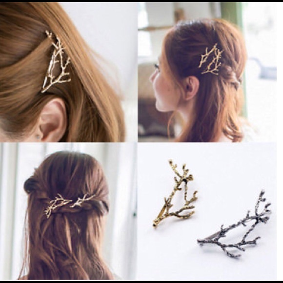 Accessories | Gold Tree Branch Hair Pin | Poshmark